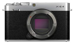 fujifilm x-e4 body – silver