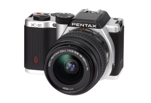 Pentax 15274 16 MP Mirrorless Body Design Camera with DA L 18-55mm and 50-200mm Lenses - Black