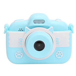 Children Full HD Digital Camera 2.8in Touch Display Screen Video Camera Toy Gifts Cameras for Kids (Blue)