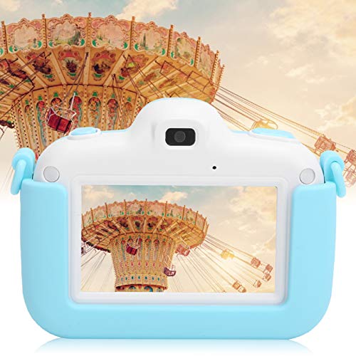 Children Full HD Digital Camera 2.8in Touch Display Screen Video Camera Toy Gifts Cameras for Kids (Blue)