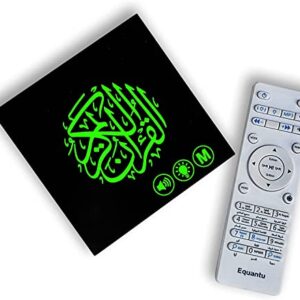 New Upgraded Quran Speaker - Control via Touch APP Remote - Quran For Kids Night Light Bluetooth Speaker - HD Quality Quran Audio - Quran in Arabic 16 Recitations 16 Translations Hadees Tafseer Duaas