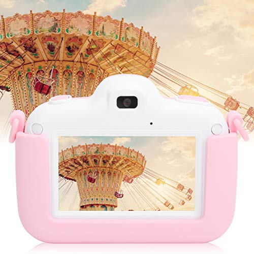 Children Full HD Digital Camera 2.8in Touch Display Screen Video Camera Toy Gifts Cameras for Kids (Pink)