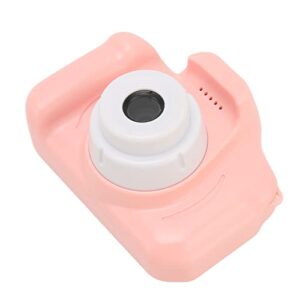 Emoshayoga Kids Digital Camera, Small Digital Camera Wide Applicability ABS Material Cute Pink 1080P HD Video for Home for Girls