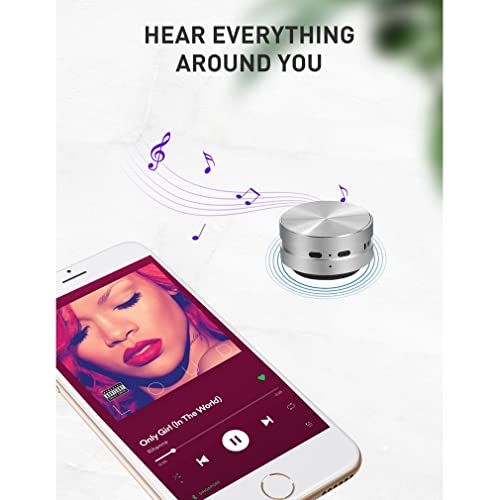 Bone Conduction Speaker, True Wireless Speakers Mini Portable Stereo Sound Creative Portable Speaker Compatible with iPhone, iPad, Samsung, Tablets and More Bone Conduction Sound Box