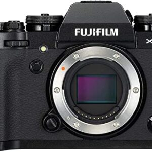 FUJIFILM X-T3 Mirrorless Camera (Black, USB Charging) with Advanced Accessory and Travel Bundle (USA Authorized with Fujifilm Warranty)