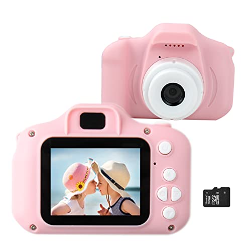 Digital Camera for Kids 1080P FHD Kids Digital Video Camera with 2 Inch Screen and 32GB SD Card for 3-10 Years Boys Girls Gift