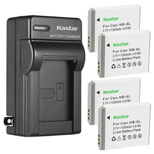 kastar 4-pack battery and ac wall charger replacement for nezini 2 charging mode mini kids camera, full hd 1080p 36mp 2.4 inch lcd vlogging camera, 16x zoom compact pocket camera point, shoot camera