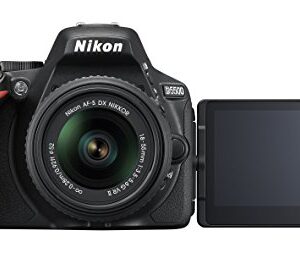 Nikon D5500 DX-Format Digital SLR w/ 18-55mm VR II Kit (Black) (Renewed)