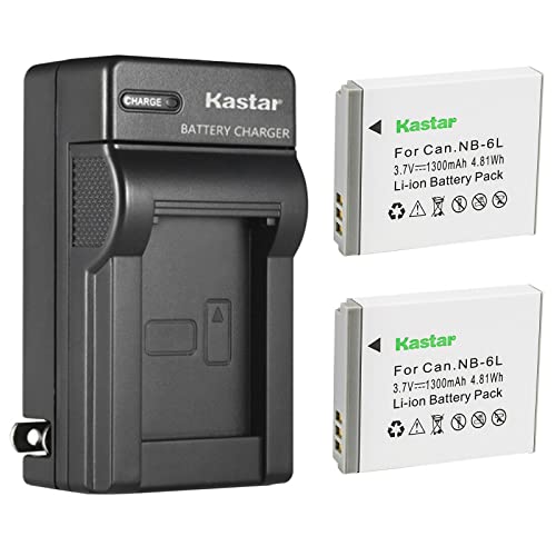 Kastar 2-Pack Battery and AC Wall Charger Replacement for NEZINI 2 Charging Mode Mini Kids Camera, Full HD 1080P 36MP 2.4 Inch LCD Vlogging Camera, 16X Zoom Compact Pocket Camera Point, Shoot Camera