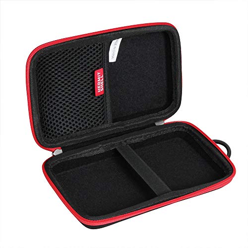 Hermitshell Hard Travel Case for Ekrist/LanLuk Portable Charger Power Bank 25800mAh (Black + Red Zipper)