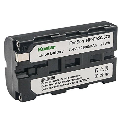 Kastar NP-F570 Battery (4-Pack) for Sony L Series InfoLithium Battery NP-F570, NP-F550, NP-F530, NP-F330 and Sony DCRVX2100, HDRFX1, HD1000U, HVRZ1U, HXR-NX5U, NEX-FS100 Cameras