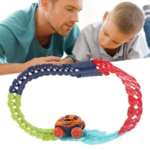 Race Track Playset Toy, Vehicle Track Playset Toy High Flexibility Free Twist for Home Use(92pcs)