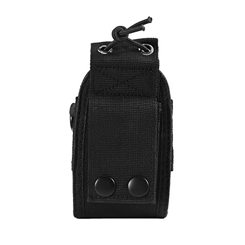 Universal Walkie Talkie Bag Pouch with Adjustable Shoulder Strap Portable Radio Holder Case Multi-Function for Kenwood/ Motorola/ HYT Two-Way Radio