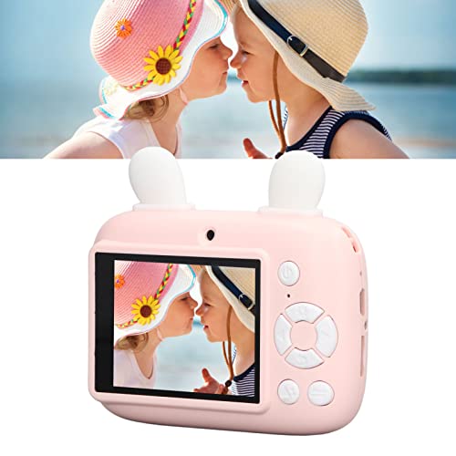 Kids Camera, Children Camera Toys 800mAh Battery Mini Portable for Outdoor for Playing Games for Travel (Candy Pink)