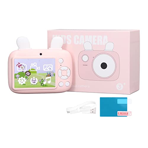 Kids Digital Camera, 1280x720 Timer Shooting Camera for Toddlers to Play Outdoor Games for Travel (Candy Pink)