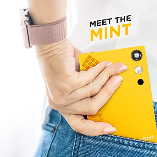 Zink Polaroid Mint Instant Print Digital Camera (Yellow), Prints on Zink 2x3 Sticky-Backed Photo Paper