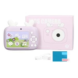 Kids Camera, Children Camera Toys 800mAh Battery Mini Portable for Outdoor for Playing Games for Travel (Candy Purple)