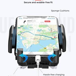 Car Cell Phone Holder Mount - Strong Suction Cup Windshield Dashboard Phone Holder, Long Arm Car Cell Phone Holder Compatible with iPhone 14 13 12 11 X 8 7 6 Series and Other Phones Under 6.9 inches