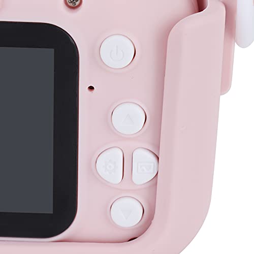 Children Camera, 40MP Cartoon Cat Photograph Camera 2.0in IPS Screen Kids Selfie Digital Camera with Puzzle Games Birthday Gifts (Pink)