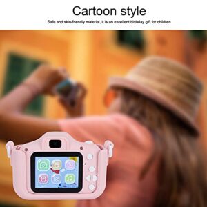 Children Camera, 40MP Cartoon Cat Photograph Camera 2.0in IPS Screen Kids Selfie Digital Camera with Puzzle Games Birthday Gifts (Pink)