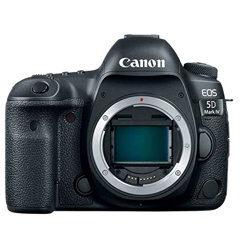 Canon EOS 5D Mark IV DSLR Camera w/EF 50mm f/1.8 STM Lens + 2X 64GB Memory + Hood + Case + Filters + Tripod + More (35pc Bundle)