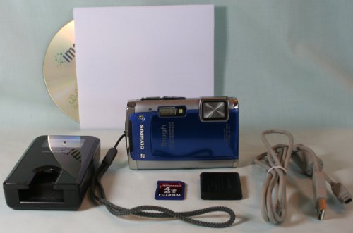 Olympus Tough TG-610 14MP 5x Optical Zoom Digital Camera Blue