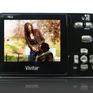 Vivitar Vivicam 5024 5.1MP Digital Camera, 8x Digital Zoom, 2.4" Screen, SD Card, Black