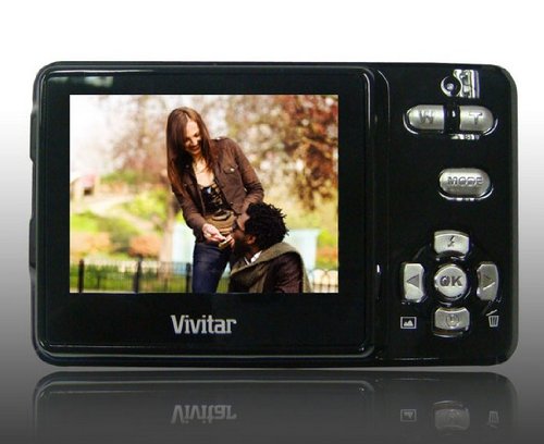 Vivitar Vivicam 5024 5.1MP Digital Camera, 8x Digital Zoom, 2.4" Screen, SD Card, Black