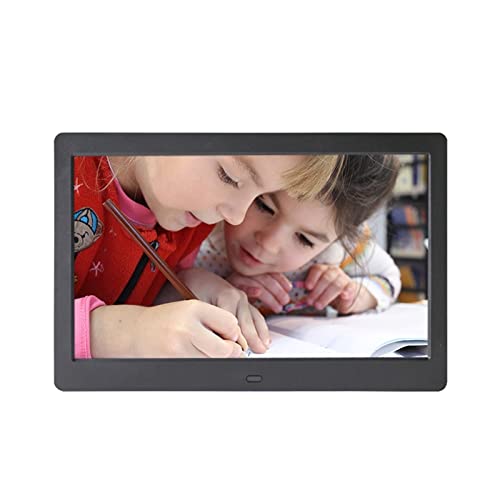 10 Inch Screen LED Backlight HD 1024 * 600 Digital Photo Frame Electronic Album Picture Music Movie Full Function (Color : C, Size : EU Plug)