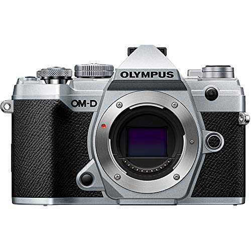 Olympus OM-D E-M5 Mark III Mirrorless Digital Camera Body + M.Zuiko Digital ED 14-42mm f/3.5-5.6 EZ Lens (Silver)