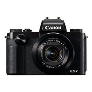 Canon PowerShot G5 X Digital Camera w/1 Inch Sensor and built-in viewfinder - Wi-Fi & NFC Enabled (Black) (Renewed)