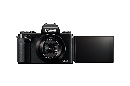 Canon PowerShot G5 X Digital Camera w/1 Inch Sensor and built-in viewfinder - Wi-Fi & NFC Enabled (Black) (Renewed)