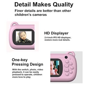 Camera for Kids, Digital Camera for Boys and Girls, 24MP Children's Camera, Full HD 1080p Rechargeable Electronic Mini Camera for Students, Teens, Point and Shoot Digital Cameras