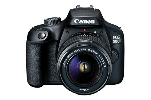 Canon EOS 4000D Kit + EF-S 18-55 DC III, 3011C003 (DC III) (International Model) (Renewed)