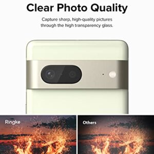 Ringke Camera Glass [3 Pack/Multi-Layer Protection] Compatible with Google Pixel 7 Camera Lens Protector, Tempered Glass Camera Cover