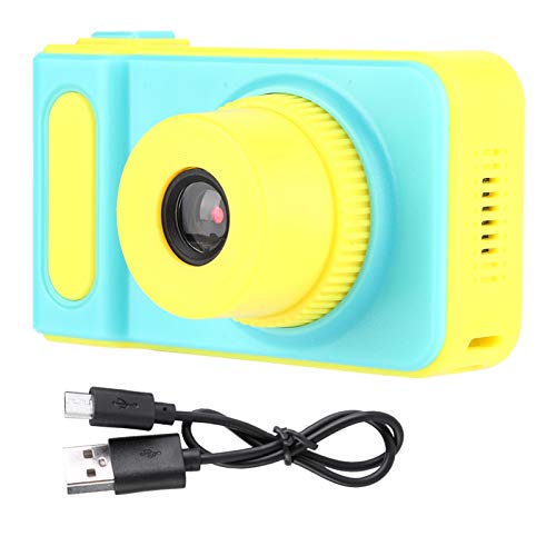 Kids Digital Video Camera,2 Inch 1080P Digital Video Camera Cartoon Toy Camera Support Playback Video & Photo,for Children Boy Girl Birthday Gift (Blue)