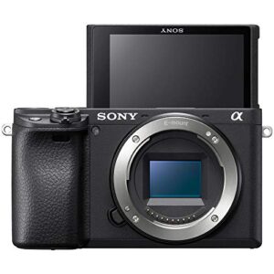 Sony Alpha a6400 Mirrorless Digital Camera w/ 16-50mm Lens (Black) and Striker Deluxe Bundle