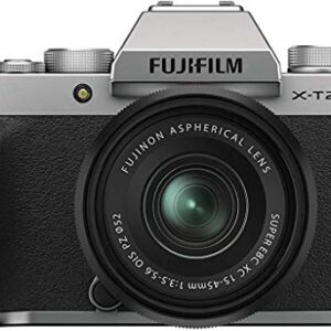 Fujifilm X-T200 Mirrorless Digital Camera w/XC15-45mm Kit - Silver