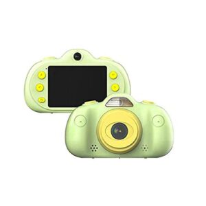 LKYBOA Green Children Camera，2.4Inch Children Digital Cameras for Girls Dual Lens for Year Old Boys Girls Outdoor