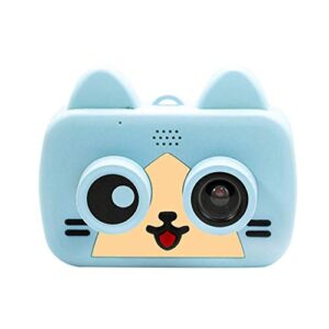 lkyboa cartoon children camera, camera digital for girls and for outdoor toy children’s gift size 8.2x5.8x3.1 cm (color : a)