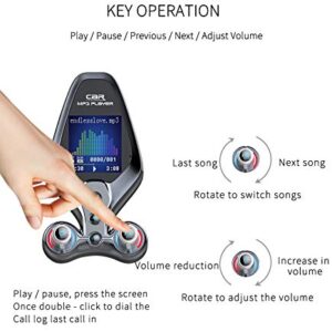 Bluetooth 5.0 FM Transmitter for Car, QC3.0 & TFT Colorful Display Wireless Bluetooth FM Radio Adapter Four Music Player Mode/Car Kit，Hands-Free Calls Support TF Card/U Disc Aux Input/Output