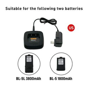 Vineyuan Walike Talkie Charger Station for GT-3 GT-3TP GT3 GT3TP &GT-3 Mark-II III Two Way Radio Battery Charging Base(Original)