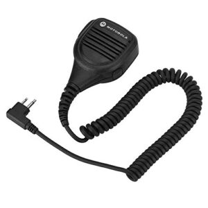 FOSA 3.5mm Headphone Jack Speaker mic,Portable Handheld Walkie Talkie Radio Microphone Waterproof Dustproof with Steel Belt Clip for GP88S,GP2000,GP88,GP3688,Note The Supported Models