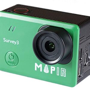 MAPIR Survey3N NDVI Mapping Camera NIR Near Infrared Filter 8.25mm f/3.0 No Distortion Narrow Angle GPS Touch Screen 2K 12MP HDMI WiFi PWM Trigger Drone Mount