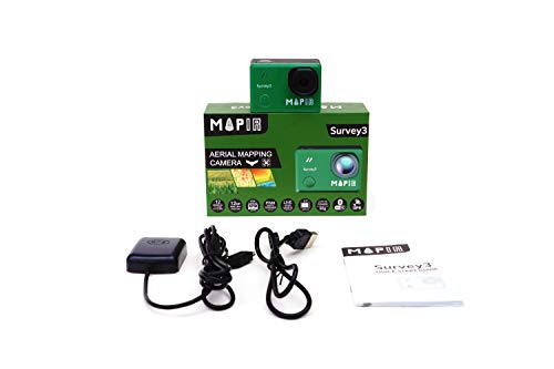 MAPIR Survey3N NDVI Mapping Camera NIR Near Infrared Filter 8.25mm f/3.0 No Distortion Narrow Angle GPS Touch Screen 2K 12MP HDMI WiFi PWM Trigger Drone Mount