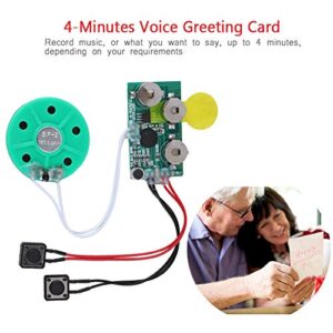 Recordable Voice Module for DIY Greeting Card Music Sound Talk Chip Musical Audio Radio Recorder Regard for Christmas Cards, Creative Gift Boxes, Jewelry Boxes, Crafts, Children's Toys