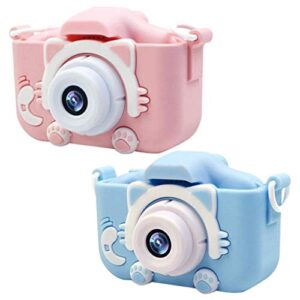 LKYBOA Kids Camera Toys for 3-12 Year Old, Children's Digital Camera 2Inch Touch Screen Games Camera Video (Color : B)