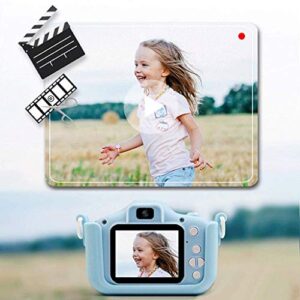 LKYBOA Kids Camera Toys for 3-12 Year Old, Children's Digital Camera 2Inch Touch Screen Games Camera Video (Color : B)