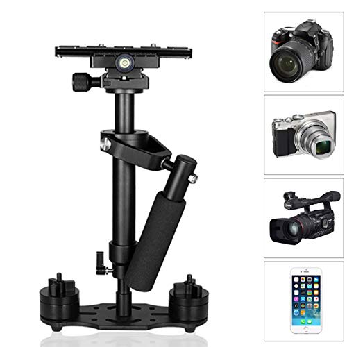 Wondalu S40 15.8'/40CM Handheld Steadycam Camera Stabilizer for DSLR Steadicam Canon Nikon GoPro AEE Video with Quick Release Plate