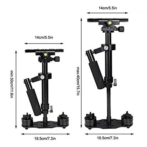 Wondalu S40 15.8'/40CM Handheld Steadycam Camera Stabilizer for DSLR Steadicam Canon Nikon GoPro AEE Video with Quick Release Plate